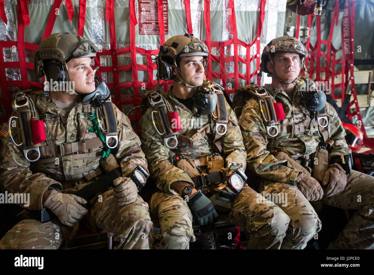 U.S. Special Operations Forces personnel take part in a military ...