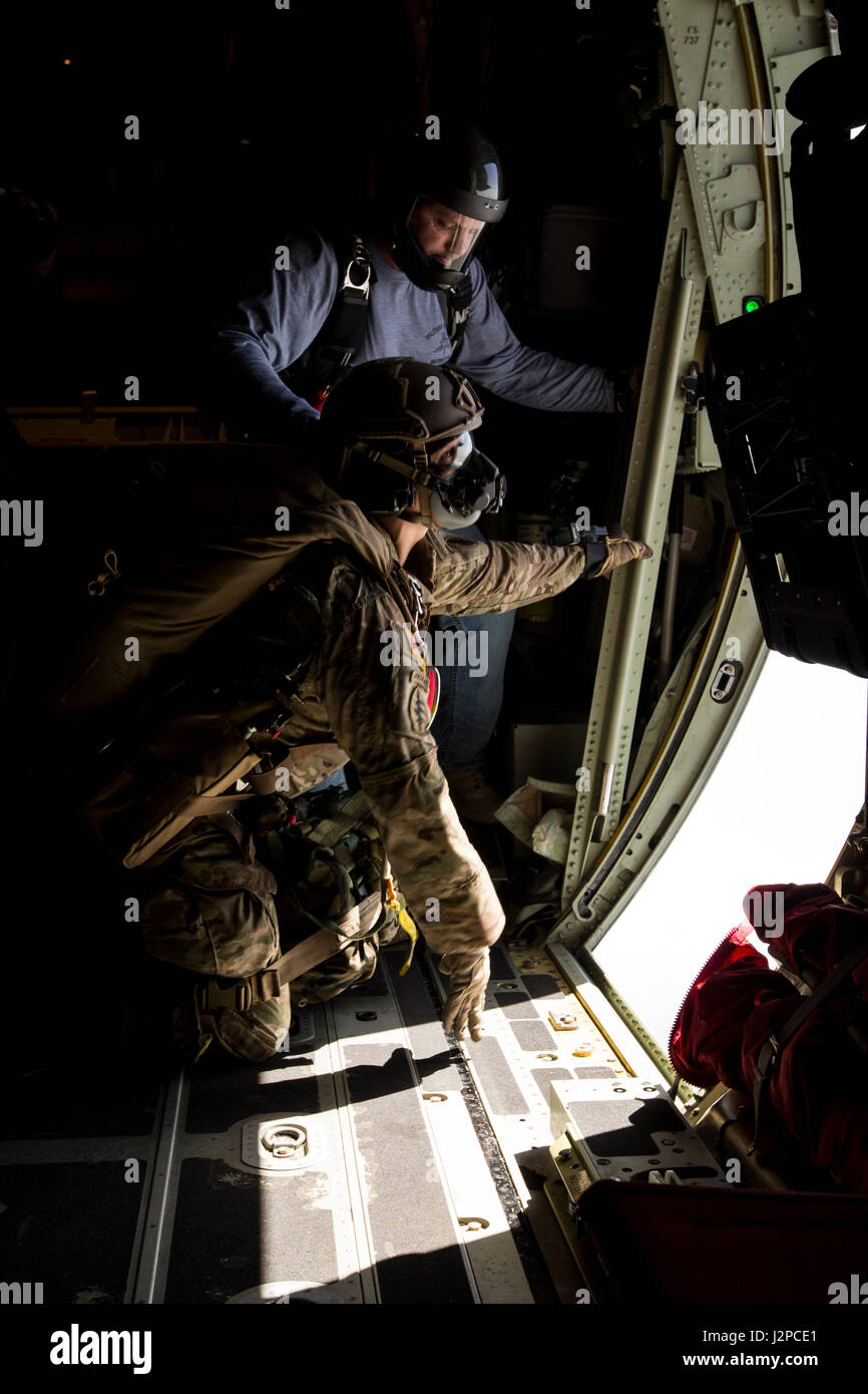U.S. Special Operations Forces personnel take part in a military ...
