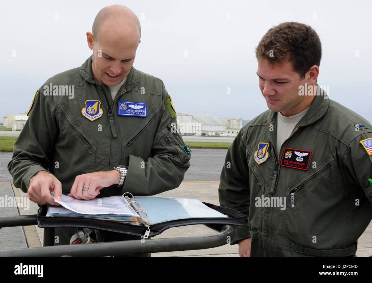 U.S. Air Force Maj. Jacob Johnson, 909th Air Refueling Squadron ...