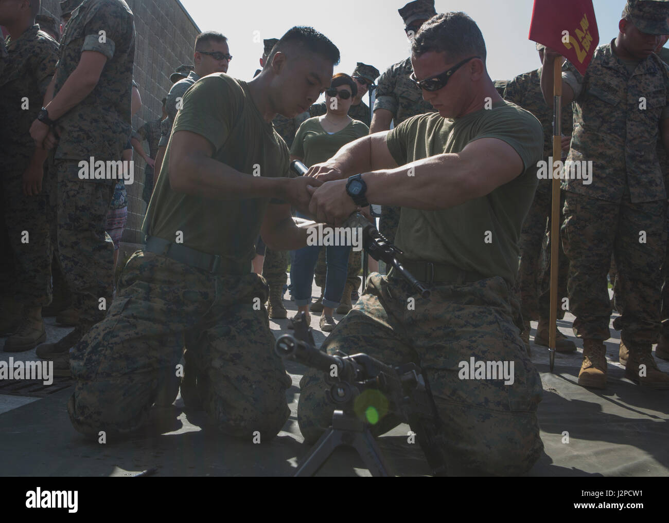 U.S. Marines with Alpha Company, 2d Assault Amphibian Battalion, 2d ...