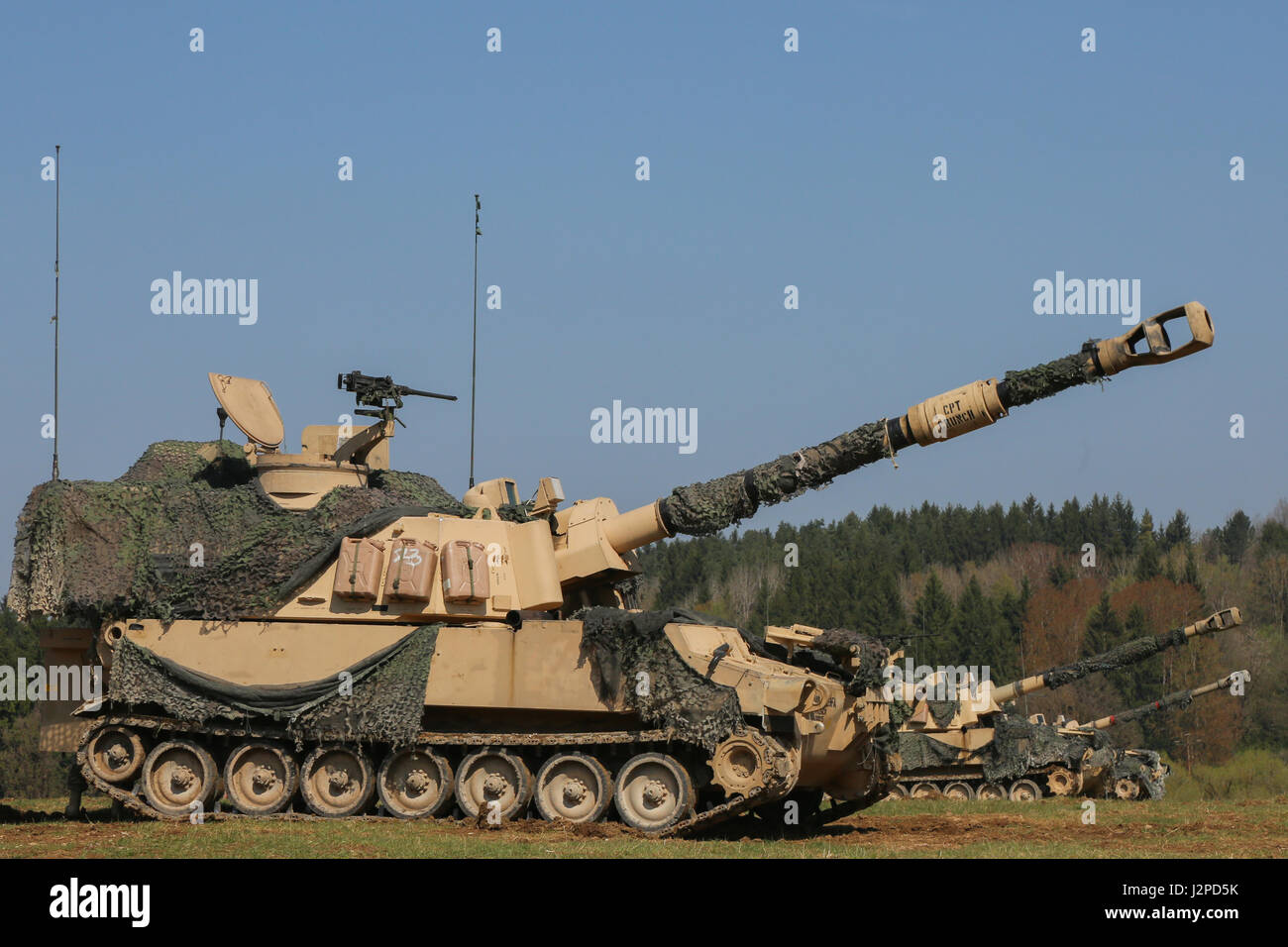 U.S. Soldiers of 3rd Battalion, 29th Field Artillery Regiment prepare ...