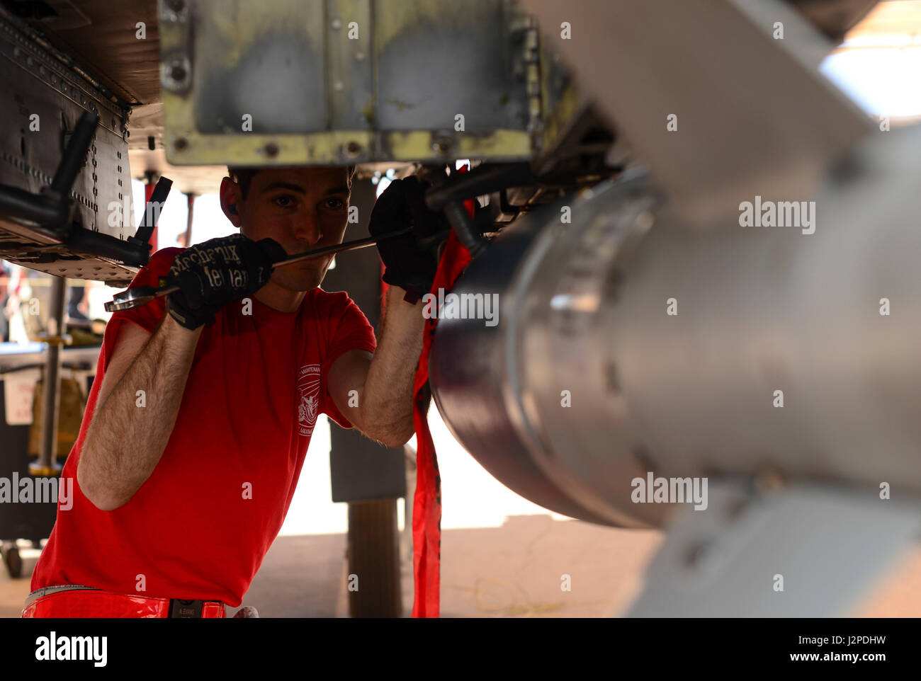 Airmen from the 924th Aircraft Maintenance Unit competed in a load crew ...