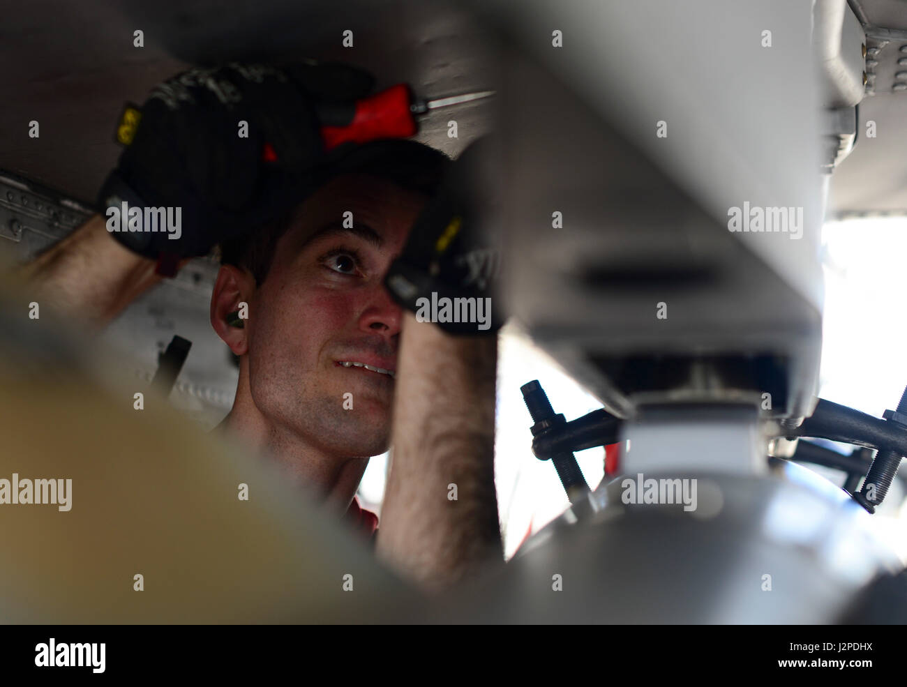 U.S. Air Force Airman 1st Class Alexander Evans, 924th Aircraft ...