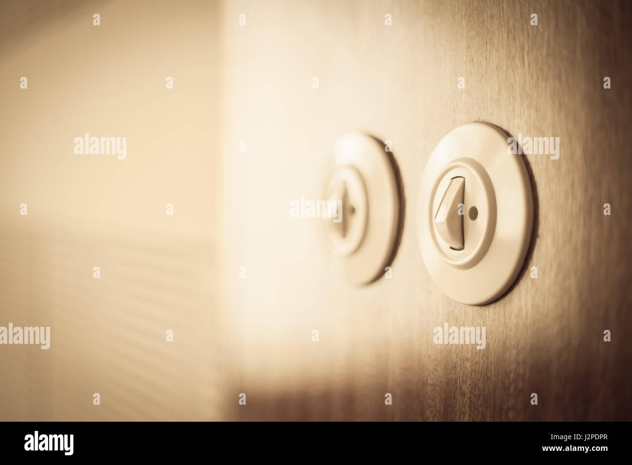 50s interior design. light switch Stock Photo - Alamy