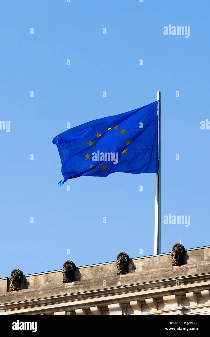 Flag of Europe Stock Photo - Alamy