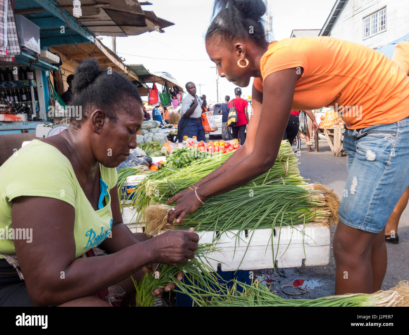 Guyana georgetown market hi-res stock photography and images - Alamy