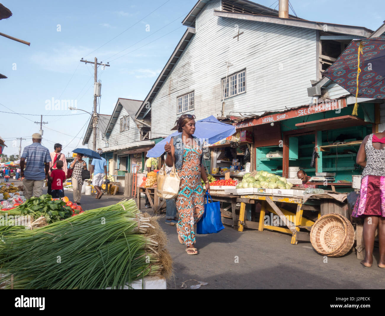 Bourda market guyana hi-res stock photography and images - Alamy