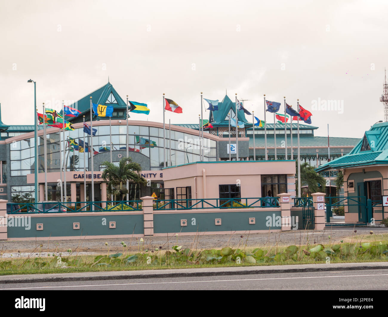 Caricom guyana building hi-res stock photography and images - Alamy