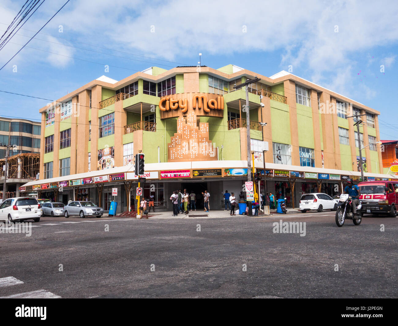 City Mall Regent Street Guyana Stock Photo - Alamy