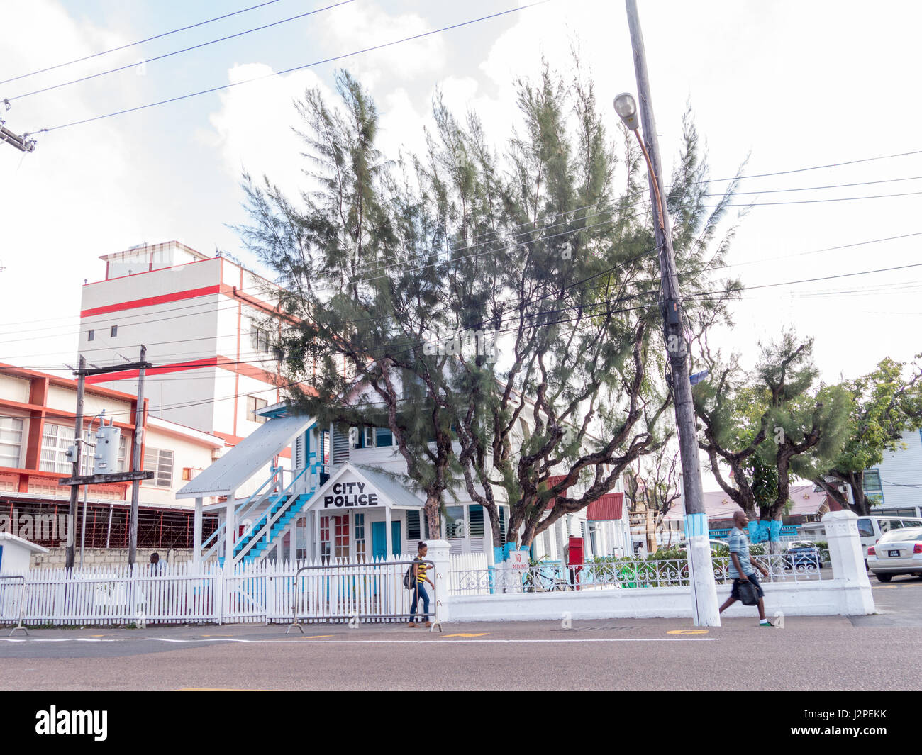 City Police Station Stock Photo - Alamy