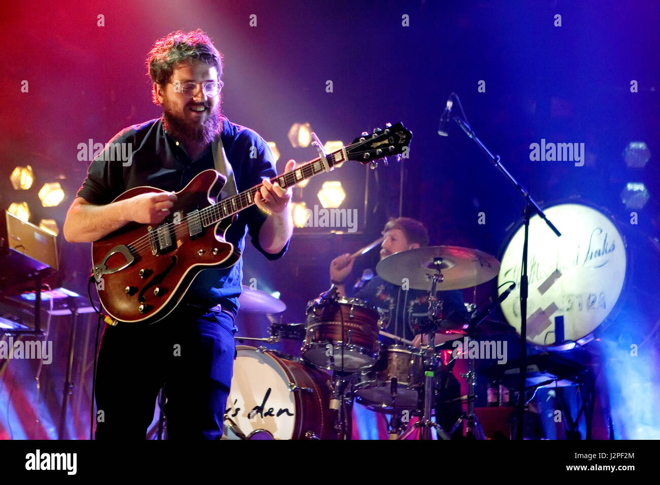 Bears Den performing live in concert at the O2 Academy in Glasgow ...