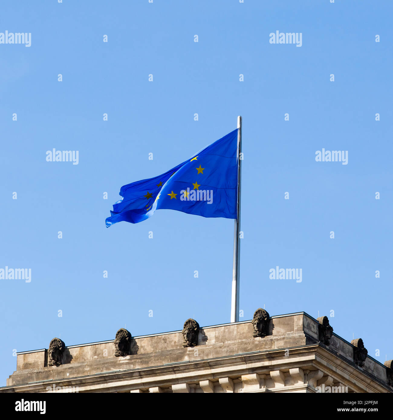 Flag of Europe Stock Photo - Alamy