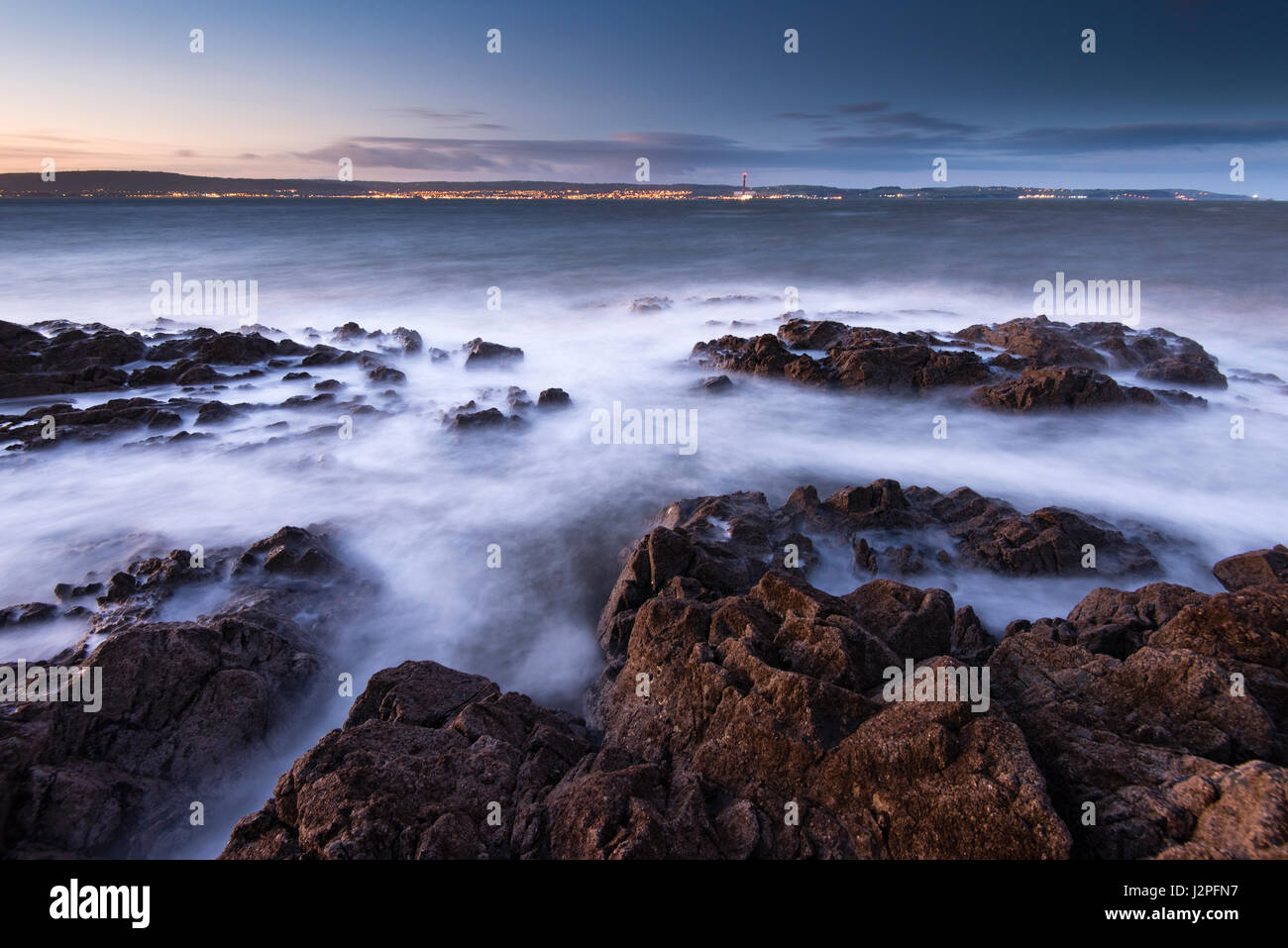 Grey Point, Helen's Bay Stock Photo - Alamy