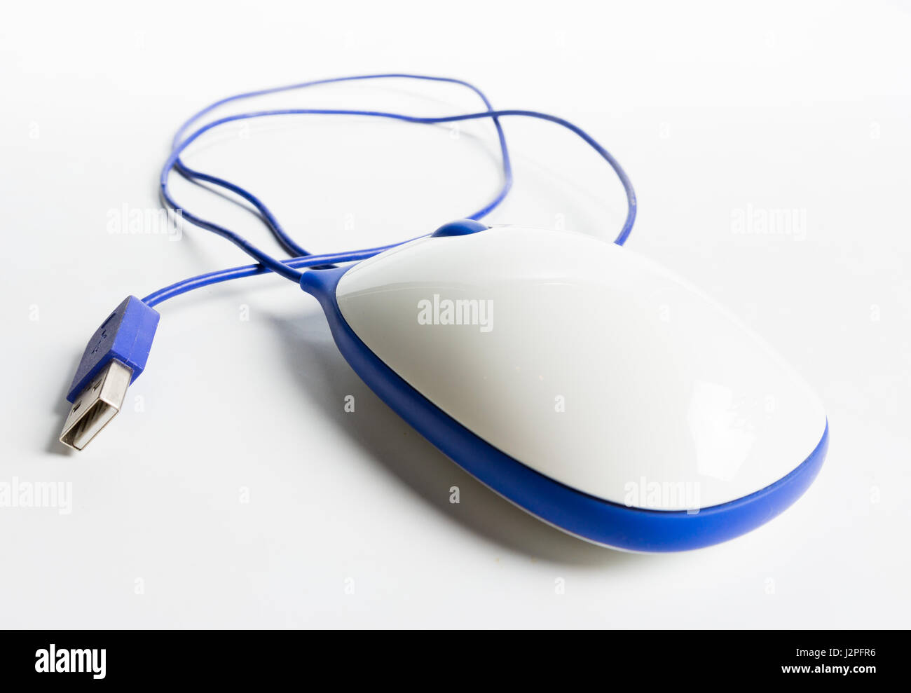 computer mouse on white background Stock Photo - Alamy