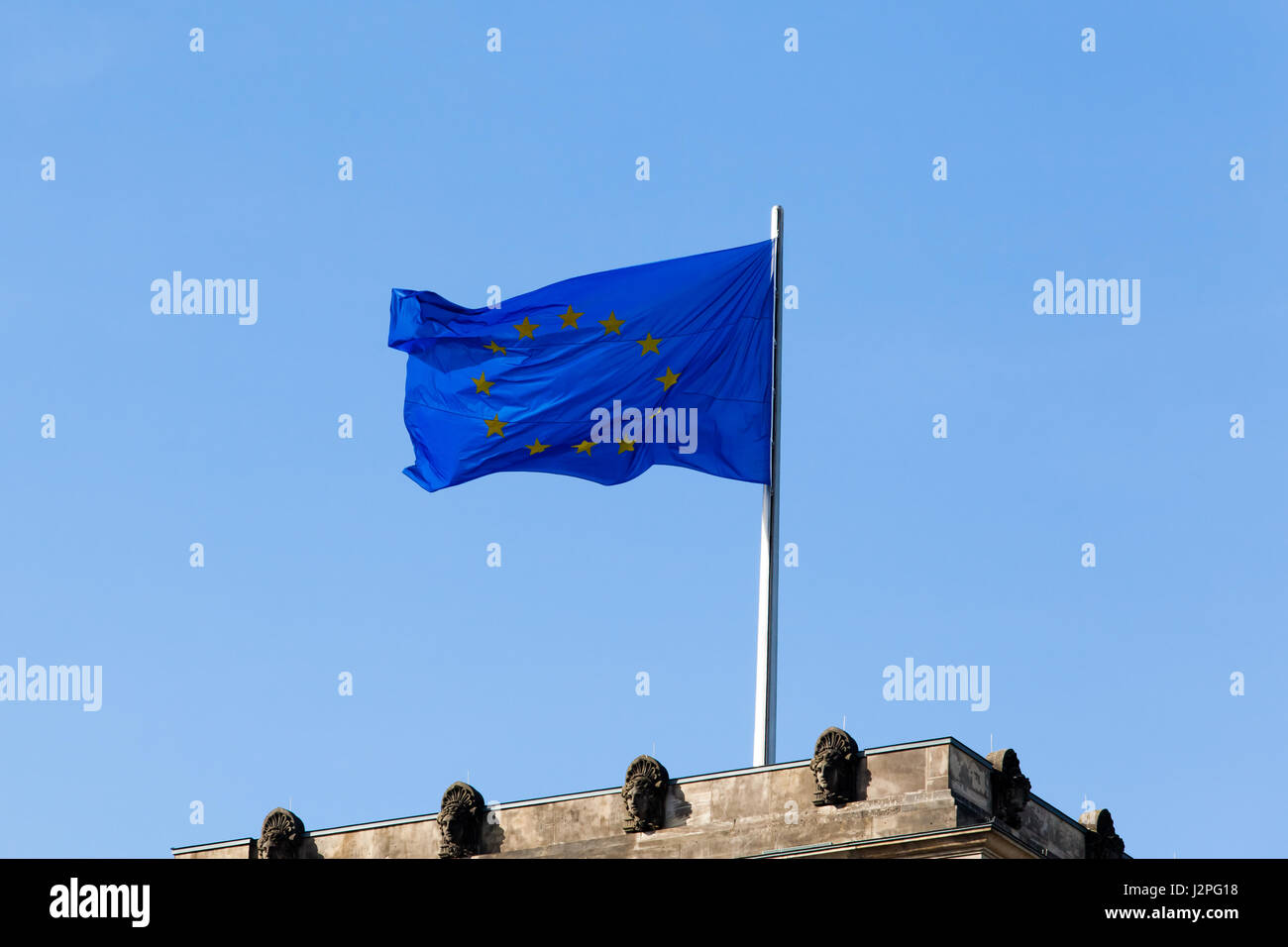 Flag of Europe Stock Photo - Alamy