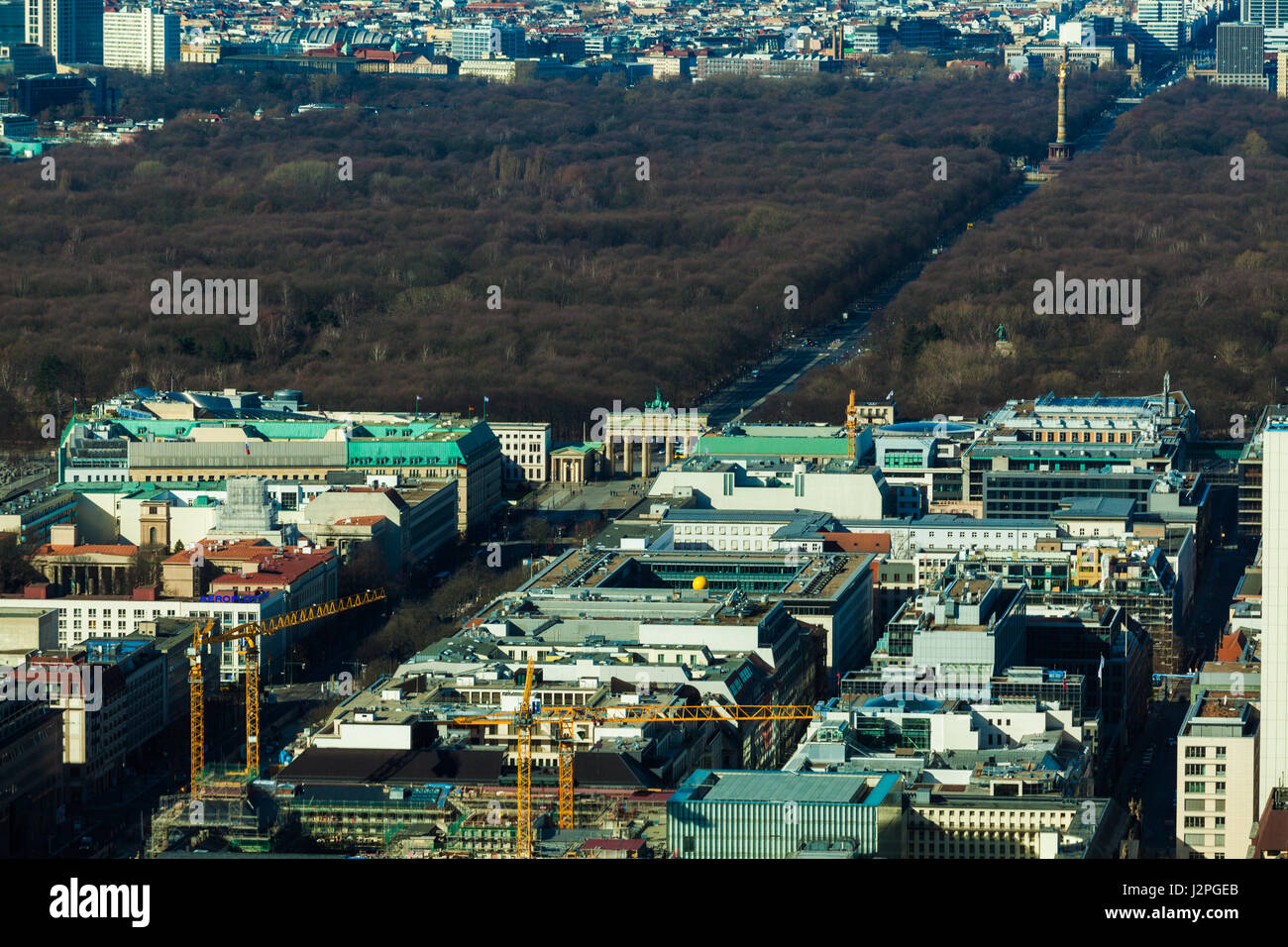 Aeria view of the city of Berlin in Germany Stock Photo - Alamy
