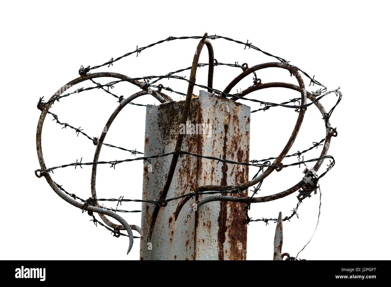 Razor wire injury hi-res stock photography and images - Alamy
