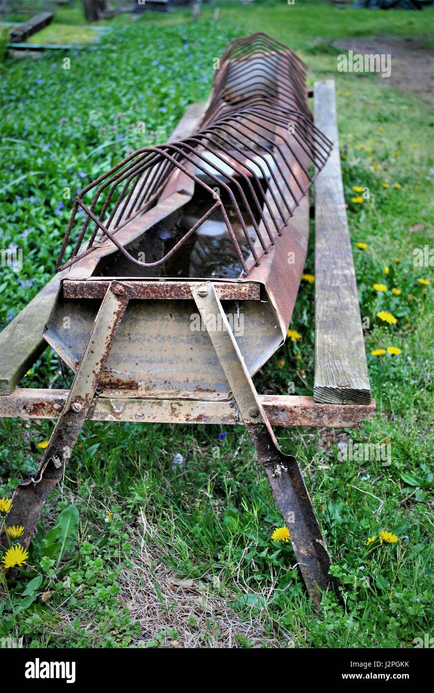 Food trough for animals hi-res stock photography and images - Alamy