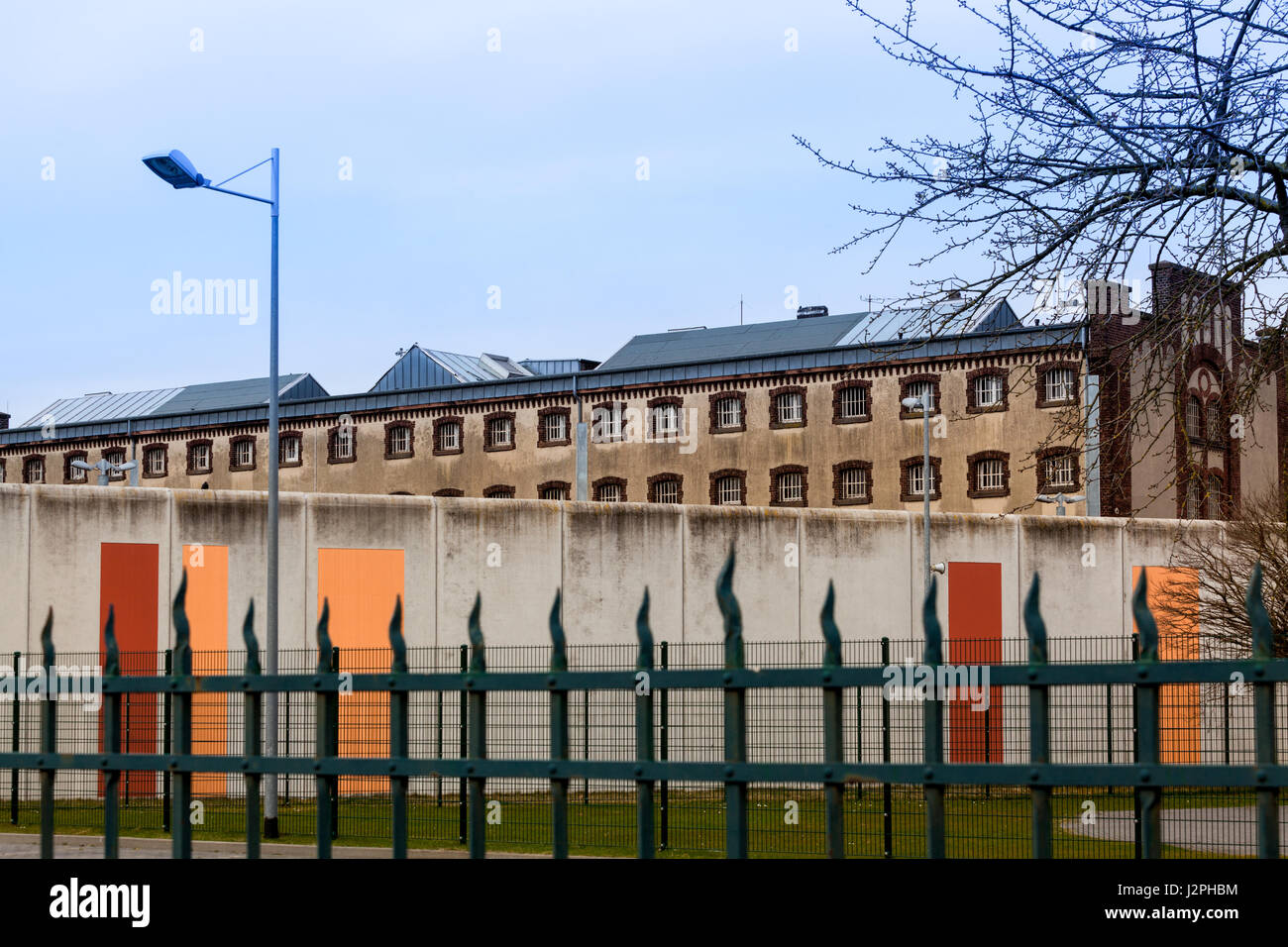 jail. Large prison. Prison wall Stock Photo - Alamy