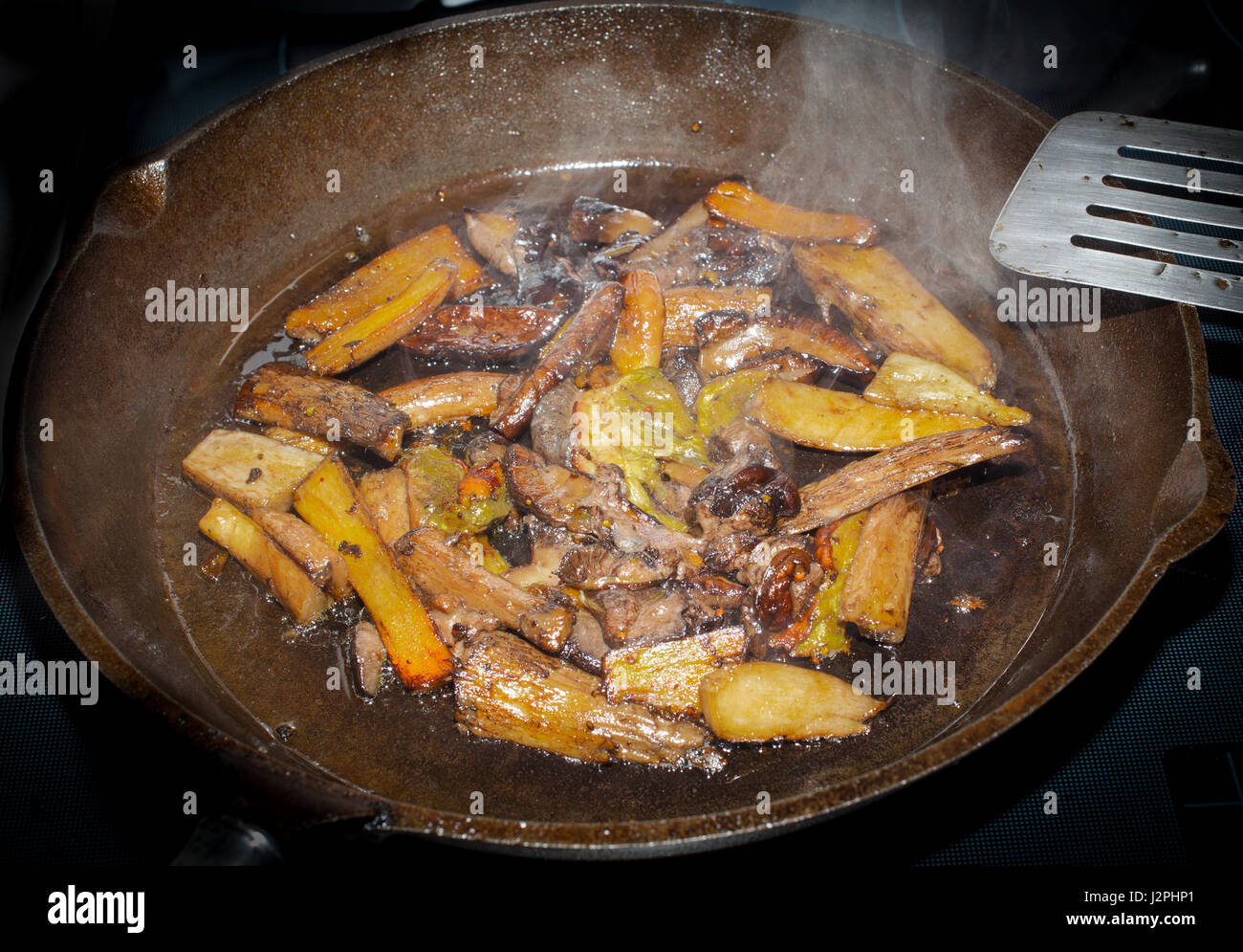 Birch Boletes and Porcini (Boletus edulis: aka King Bolete). Sauteed in ...