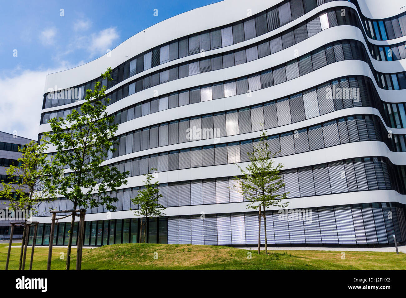 exterior of a modern office building. Modern building facade Stock ...