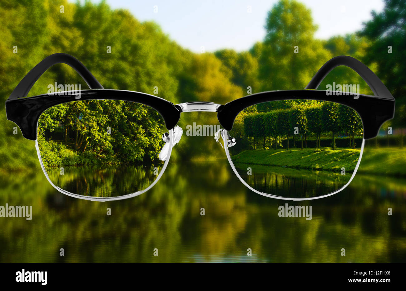 Optic health care concept. Medical optics concept with glasses. vision ...