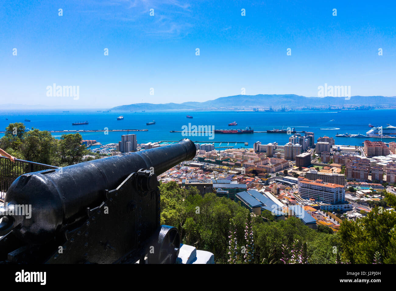 Gibraltar Defence Gun High Resolution Stock Photography and Images - Alamy
