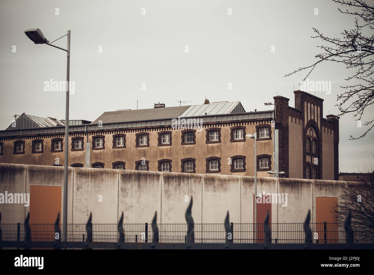 jail. Large prison. Prison wall Stock Photo - Alamy