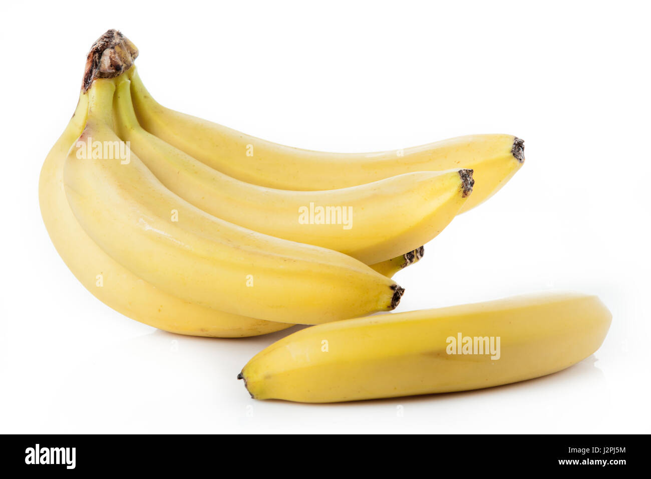 Bunch of bananas isolated on white background Stock Photo - Alamy