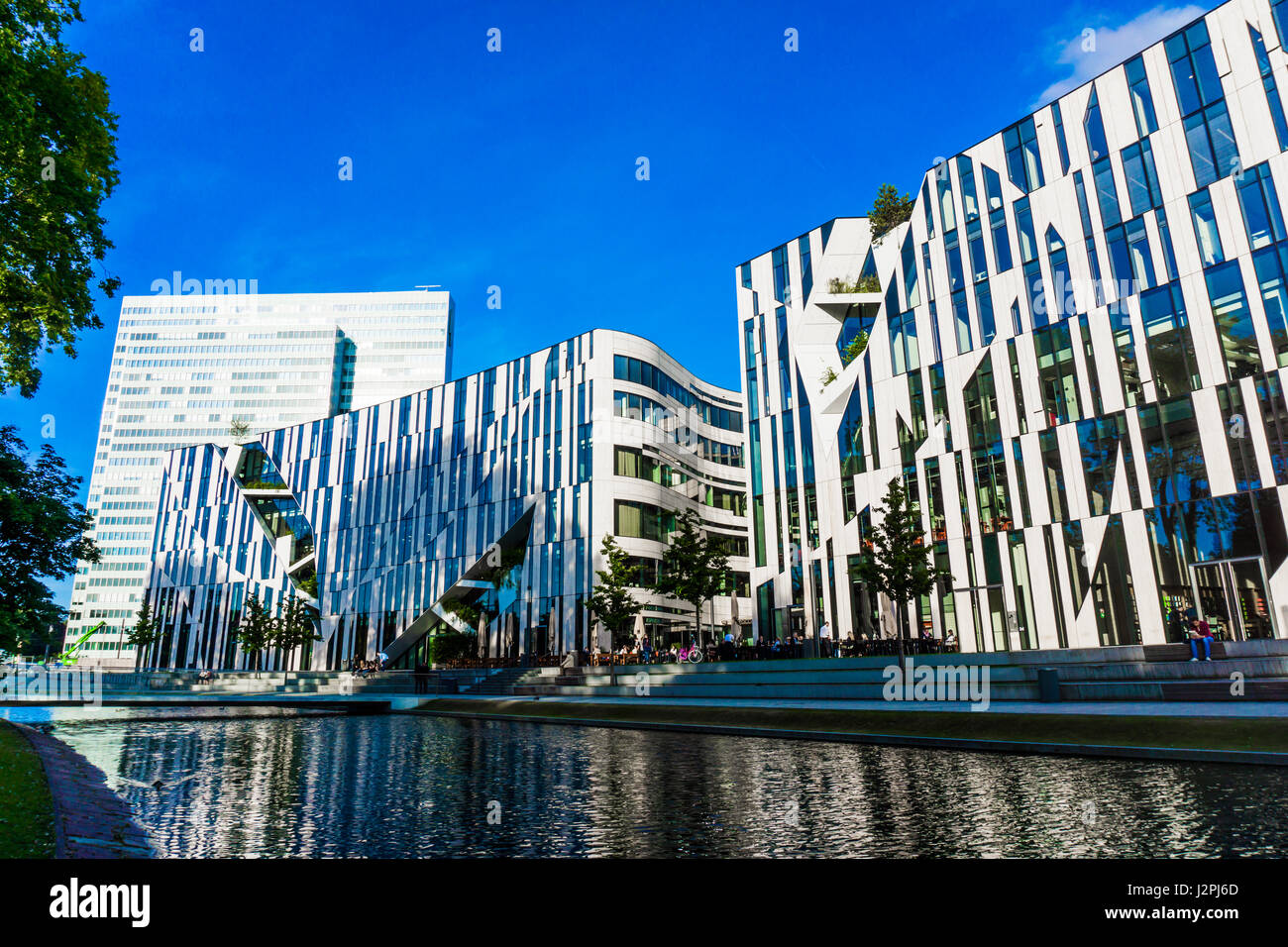 DUSSELDORF, GERMANY - JUNE 14, 2015: View of the Ko - Bogen. The Ko ...