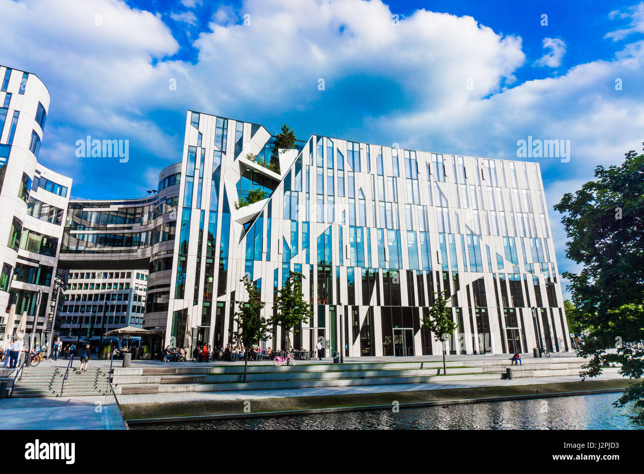 DUSSELDORF, GERMANY - JUNE 14, 2015: View of the Ko - Bogen. The Ko ...