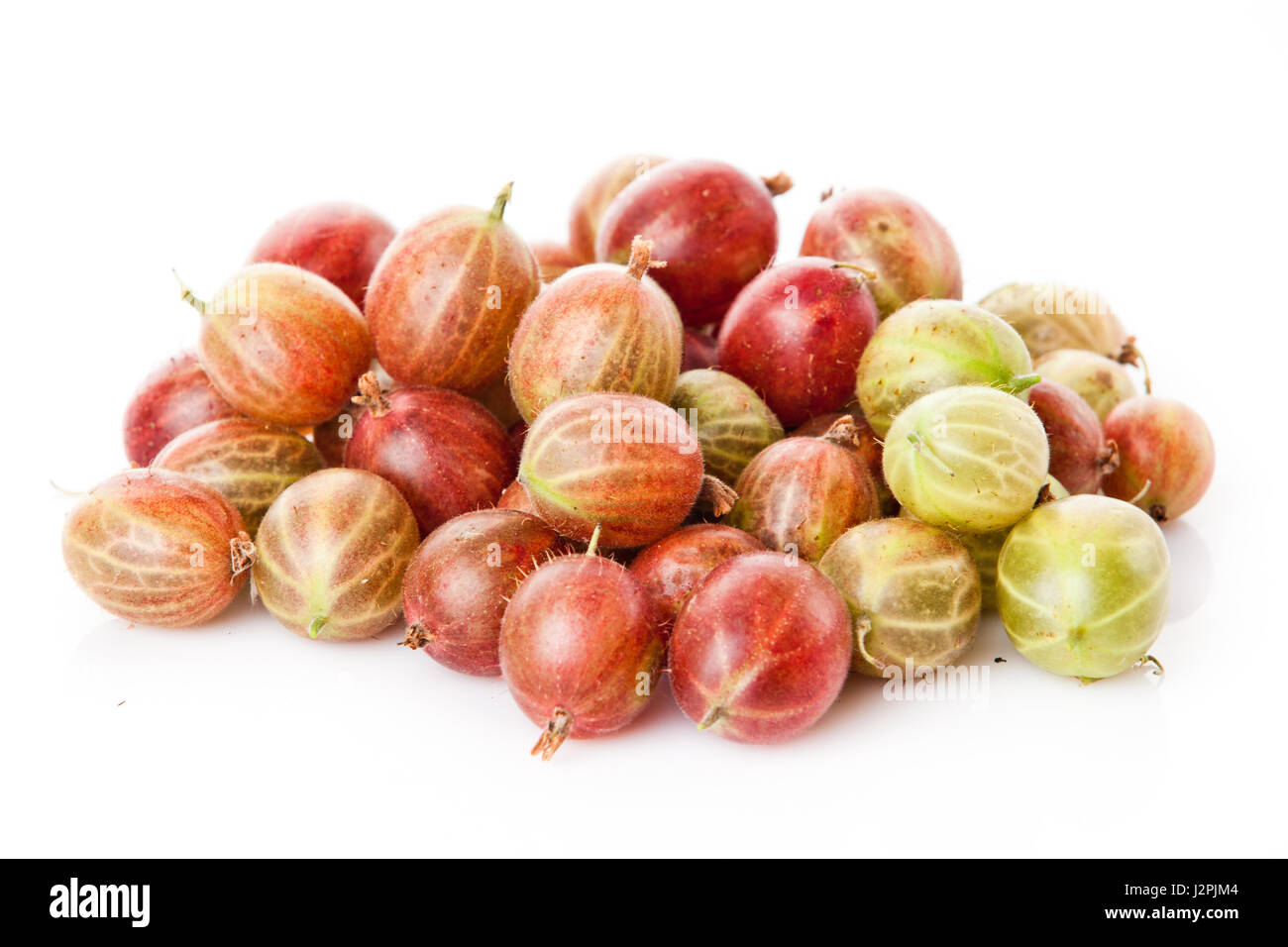 fresh gooseberry isolated on white background Stock Photo - Alamy