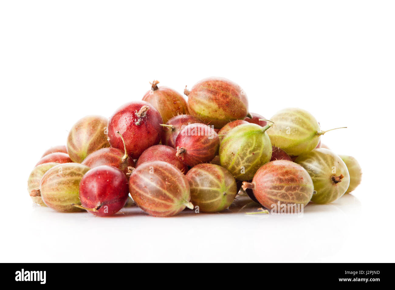 fresh gooseberry isolated on white background Stock Photo - Alamy