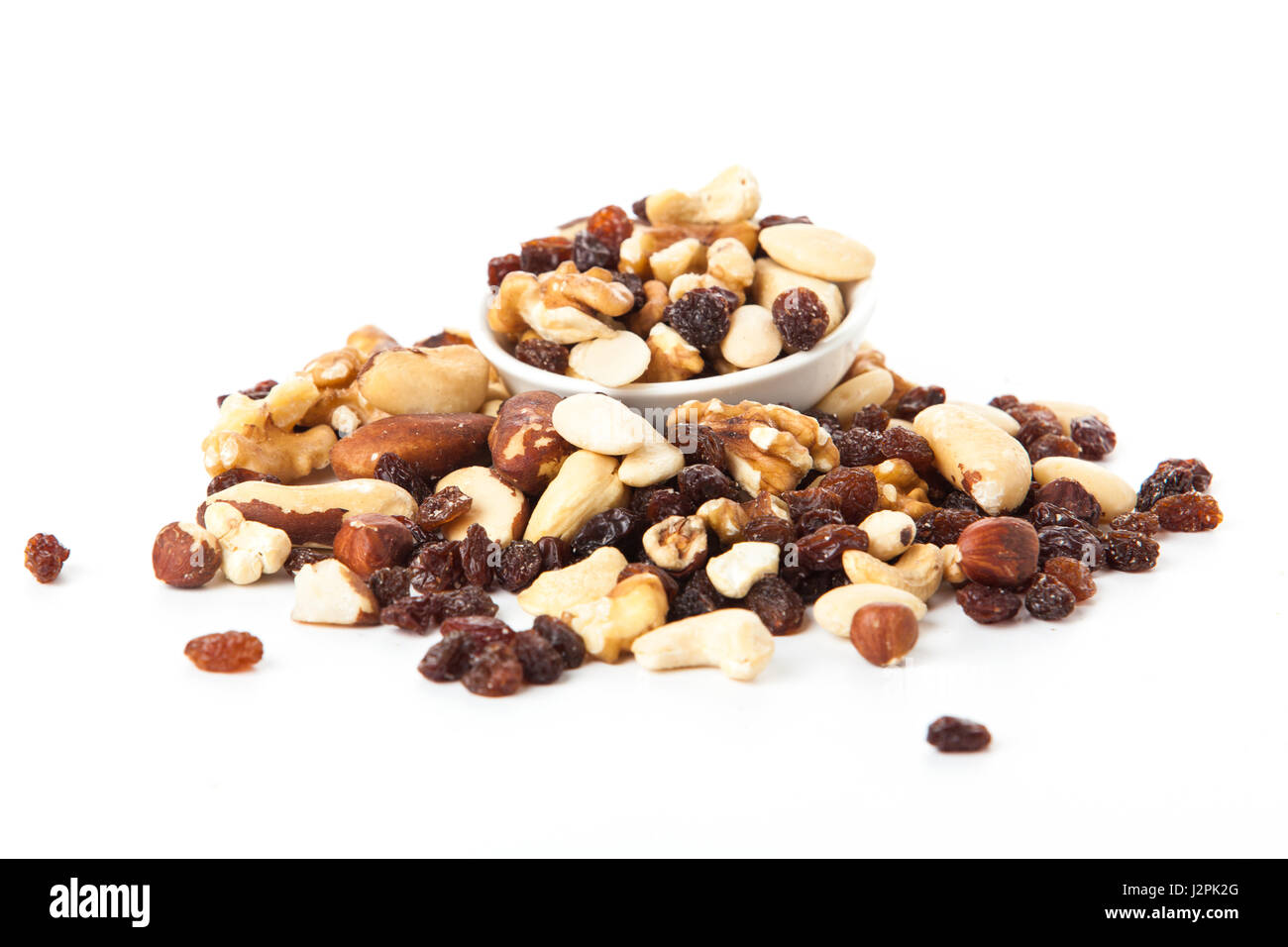 Snack grapes and nuts Cut Out Stock Images & Pictures - Alamy