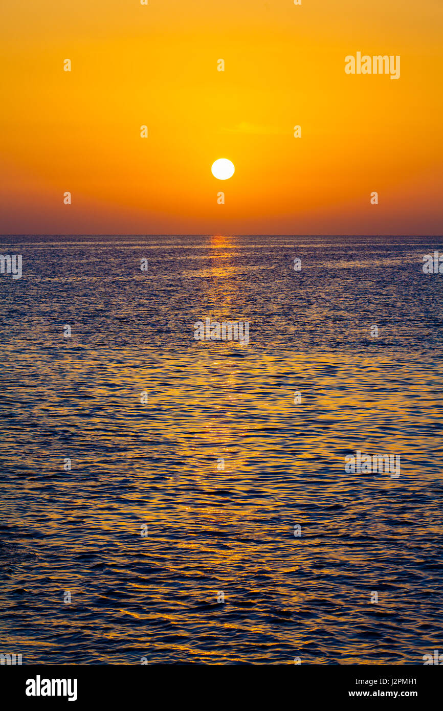 sunrise in the sea. beauty landscape. Wonderful sunrise Stock Photo - Alamy