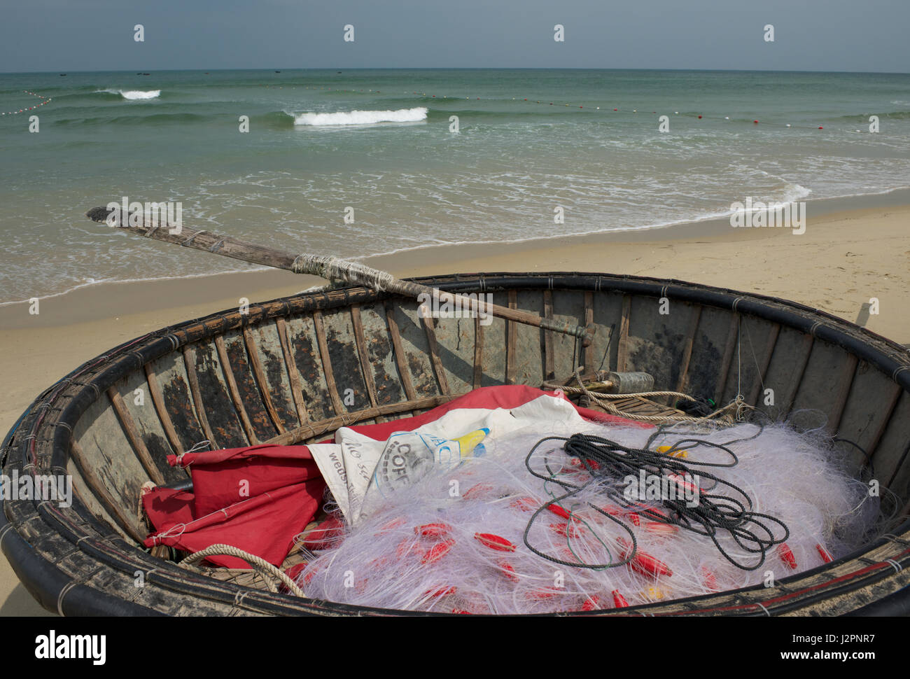 Coracle Fishing Boats Stock Photo - Alamy