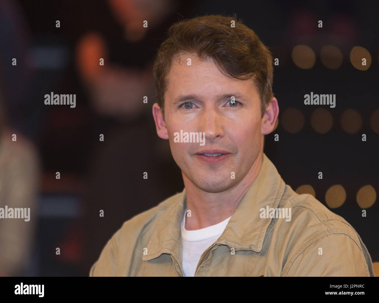 German ZDF TV Talkshow Markus Lanz at Fernsehmacher-Studio Featuring ...