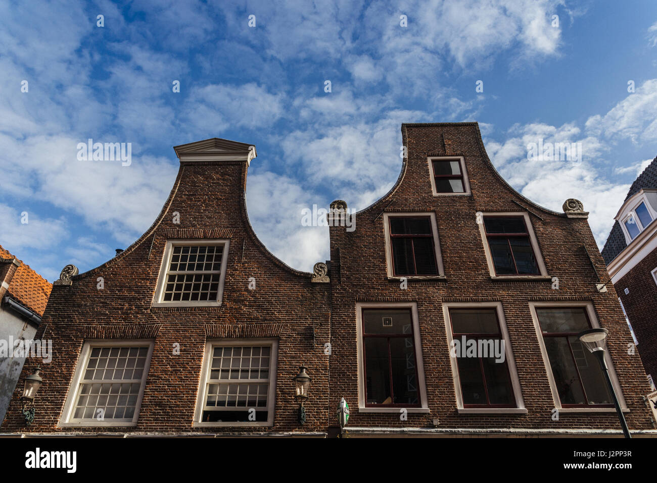 Traditional Dutch facade in Haarlem, Netherlands Stock Photo - Alamy