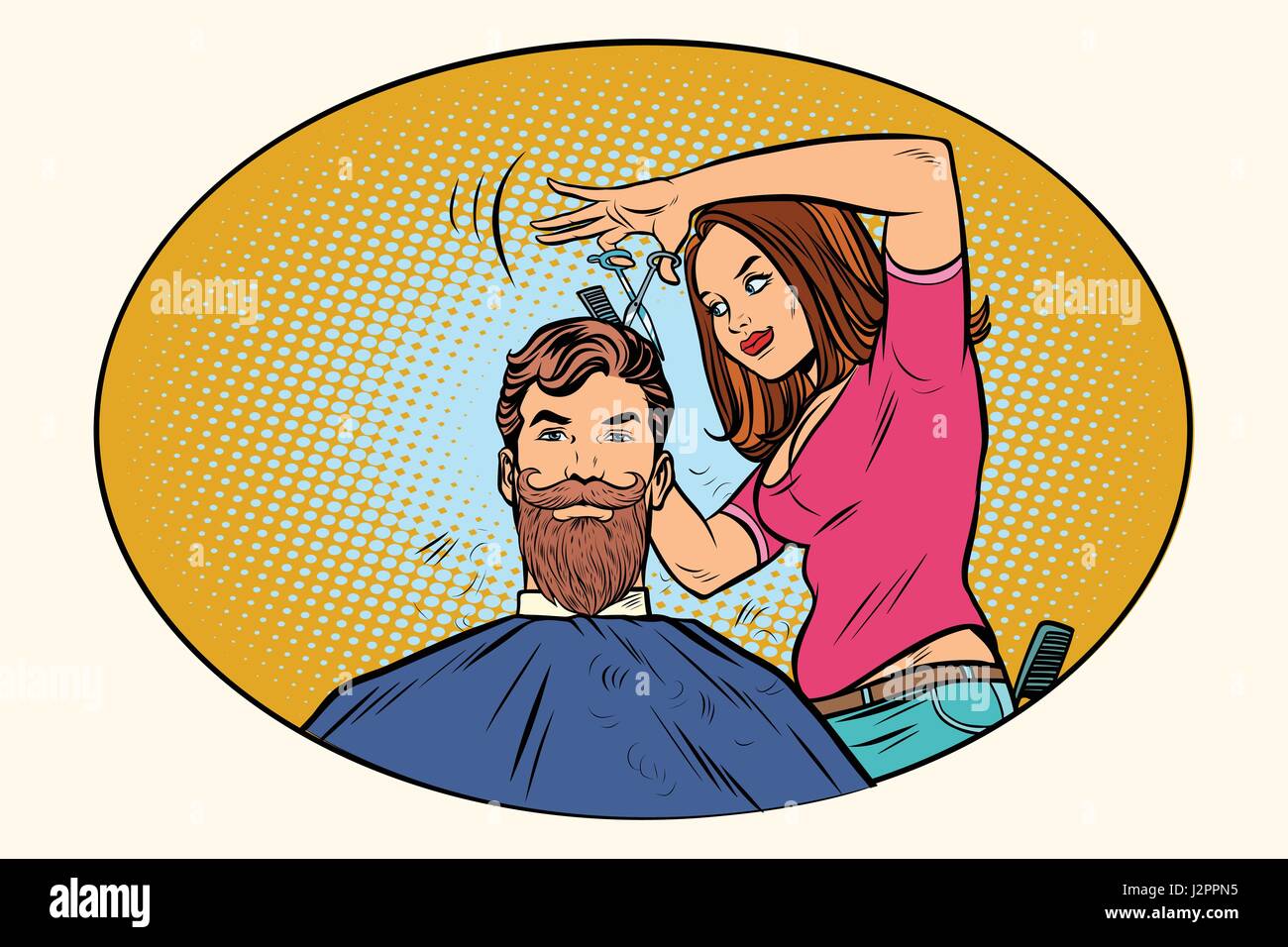 Pretty woman work Stock Vector Images - Alamy