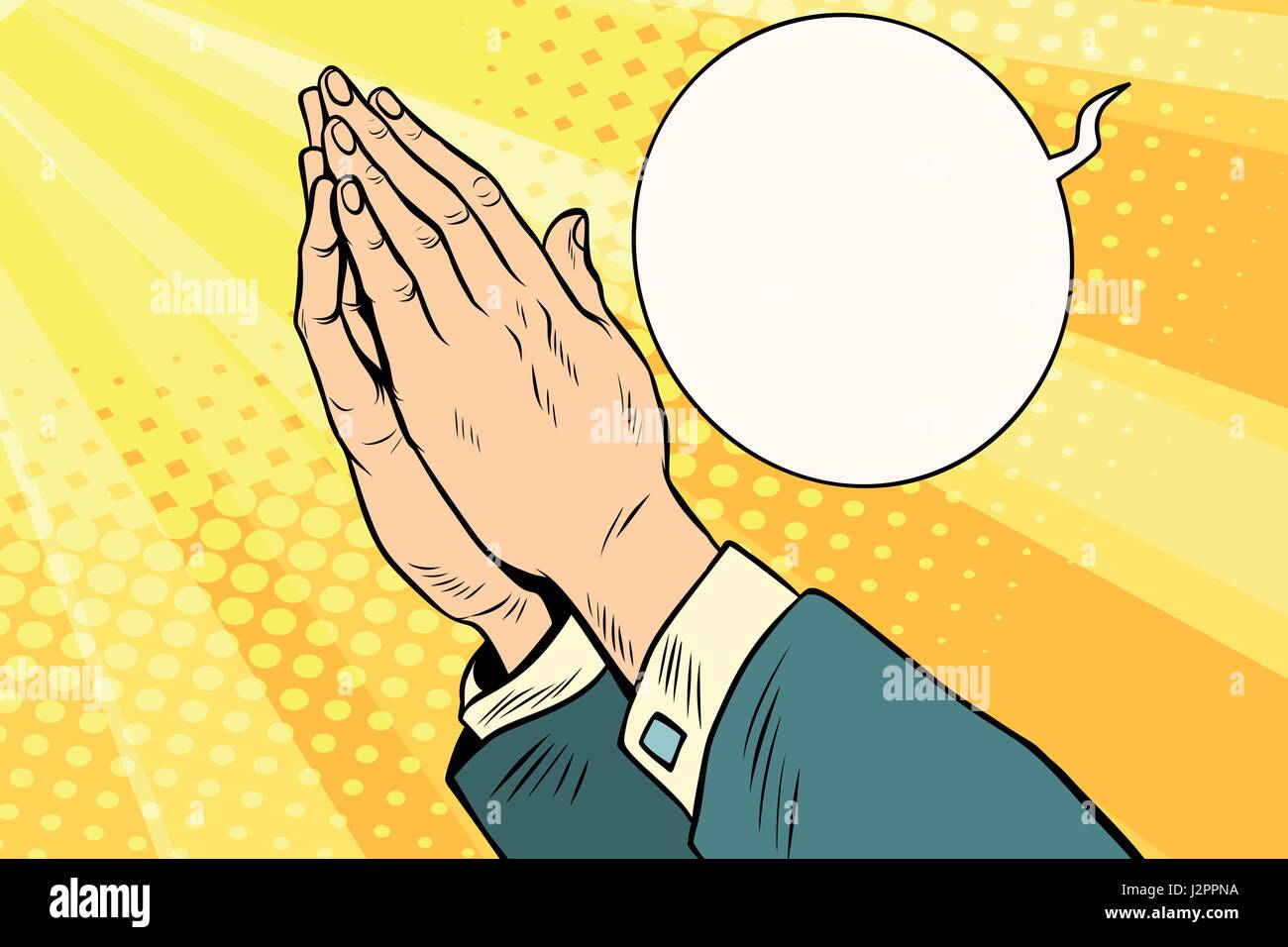 Prayer for peace Stock Vector Images - Alamy