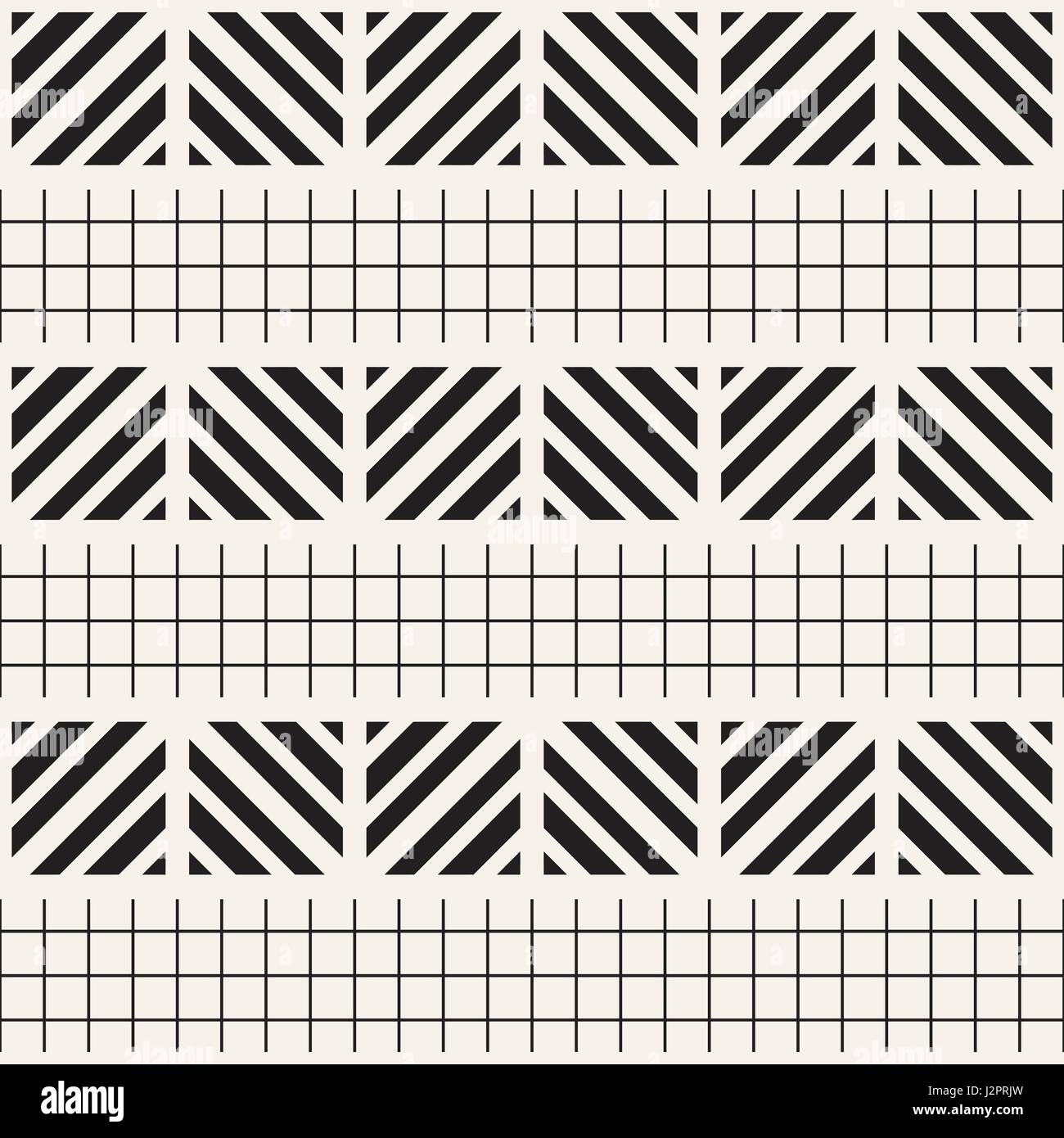 Vector seamless black and white trendy pattern. Modern stylish ...