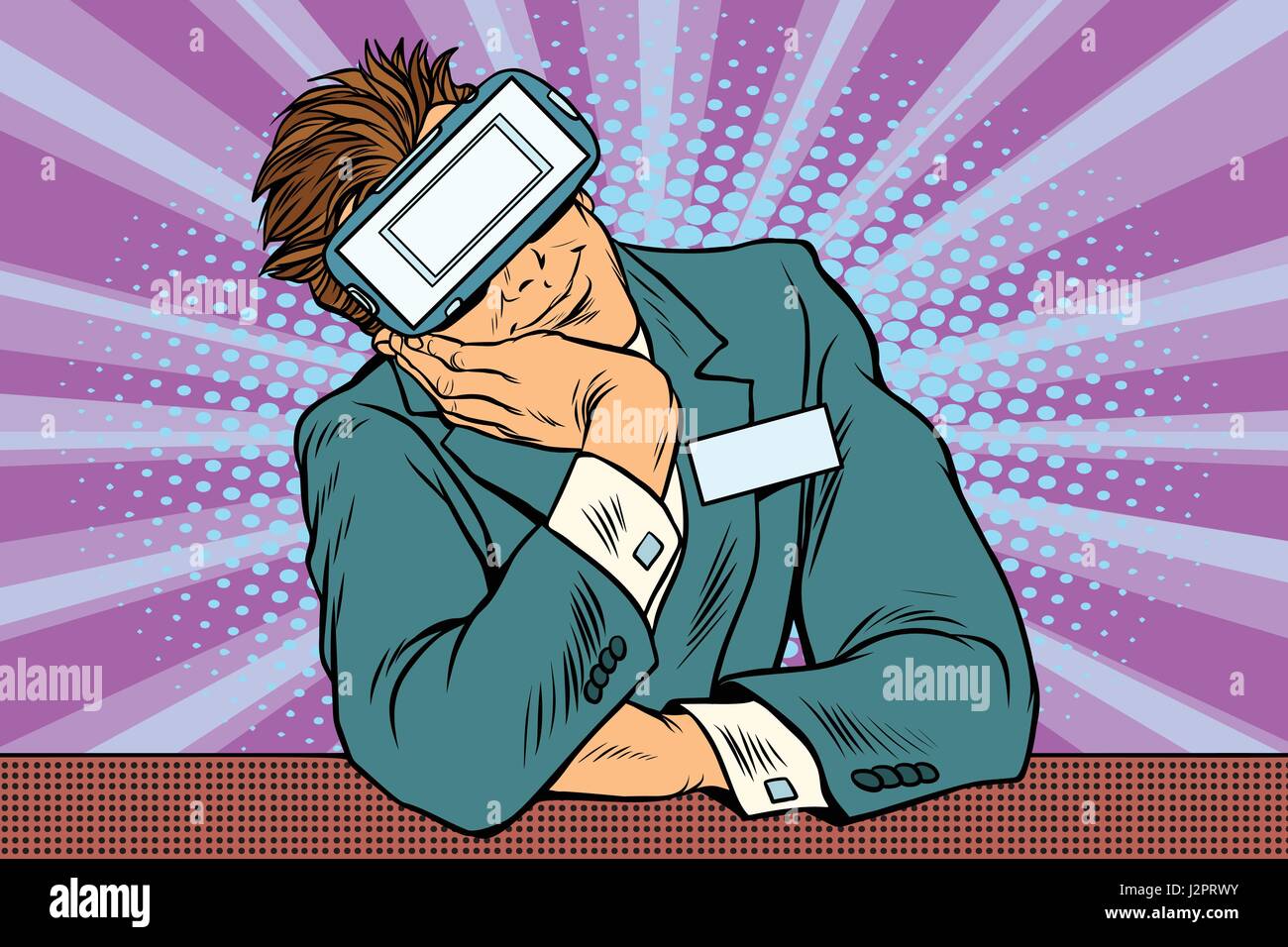 Digital vector glass face Stock Vector Images - Alamy