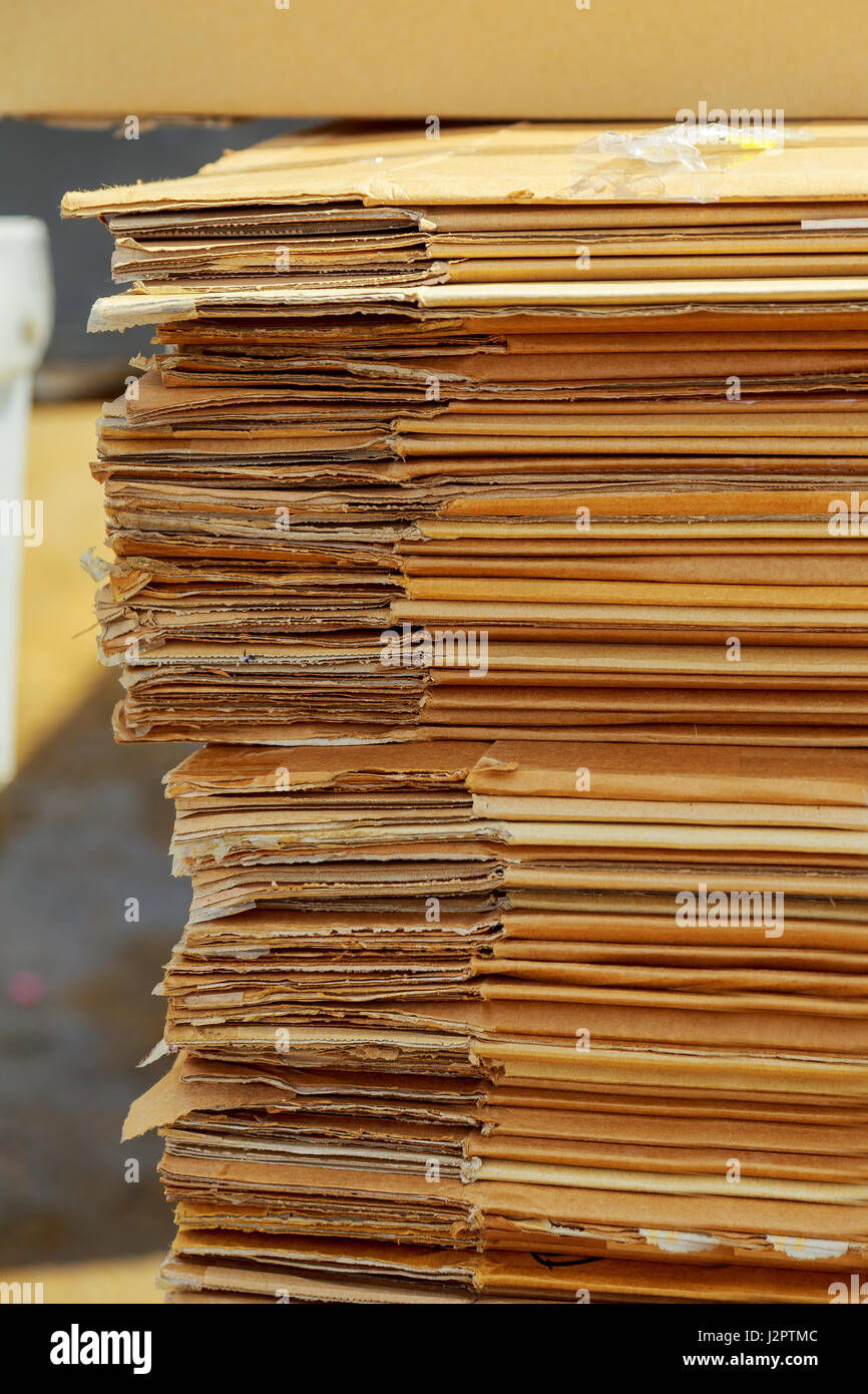 Close up stacked corrugated cardboard hi-res stock photography and ...