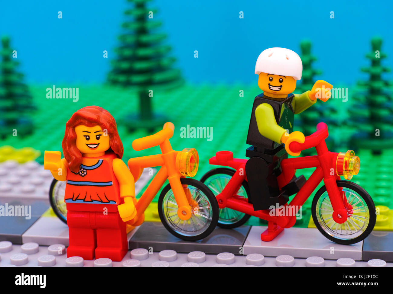 Lego girl lego woman hi-res stock photography and images - Alamy
