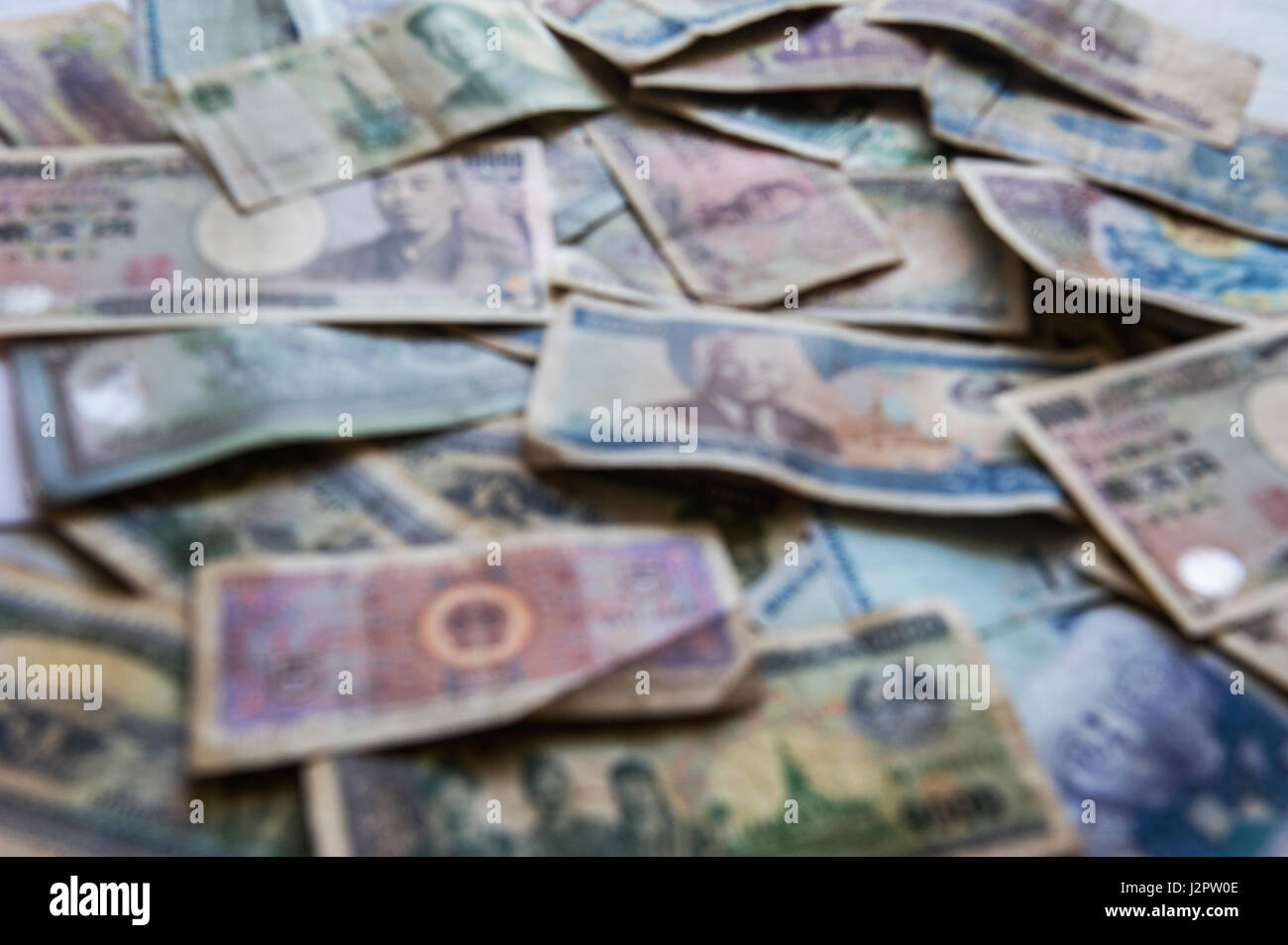International Currency, Asian Bank Note Stock Photo - Alamy