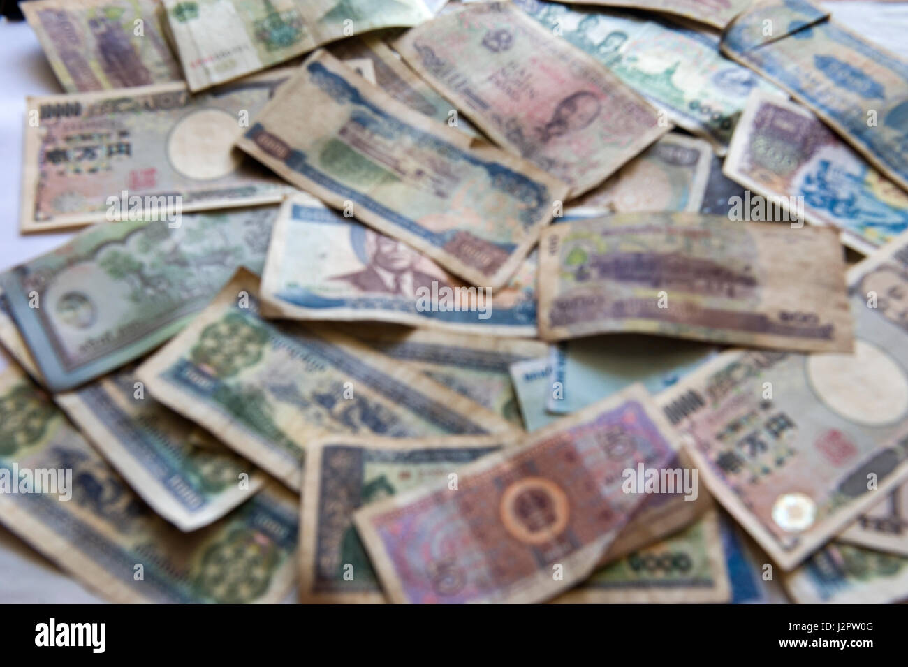International Currency, Asian Bank Note Stock Photo - Alamy