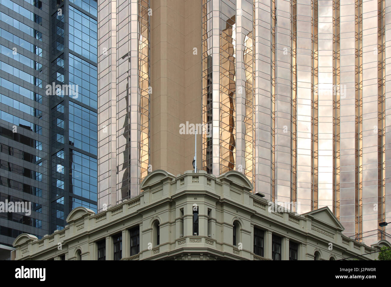 Buildings on Collins Street in Melbourne (Australia Stock Photo - Alamy