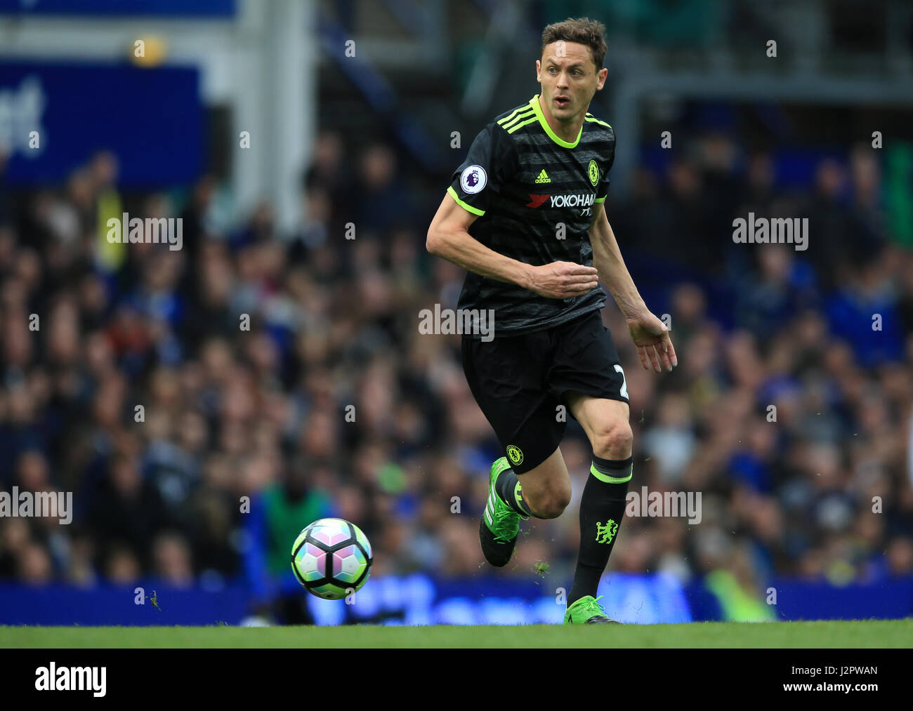 Chelsea's Nemanja Matic during the Premier League match at Goodison ...