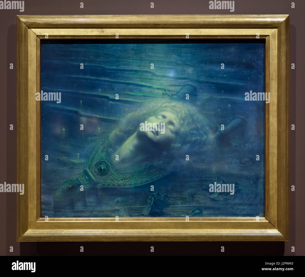 Orpheus death jean delville hi-res stock photography and images - Alamy