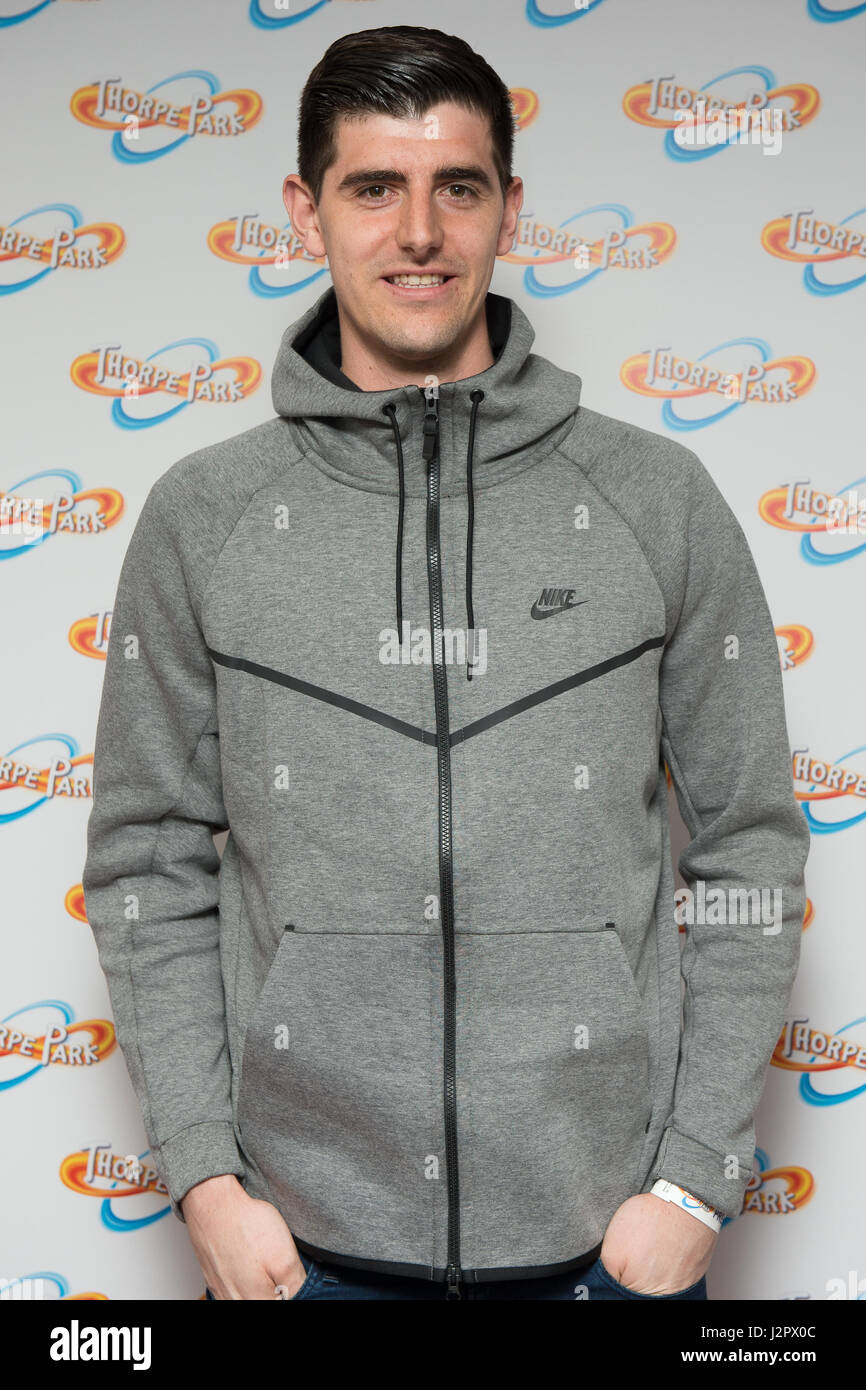 Celebrities walk the red carpet before entering Thorpe Park's newest ...